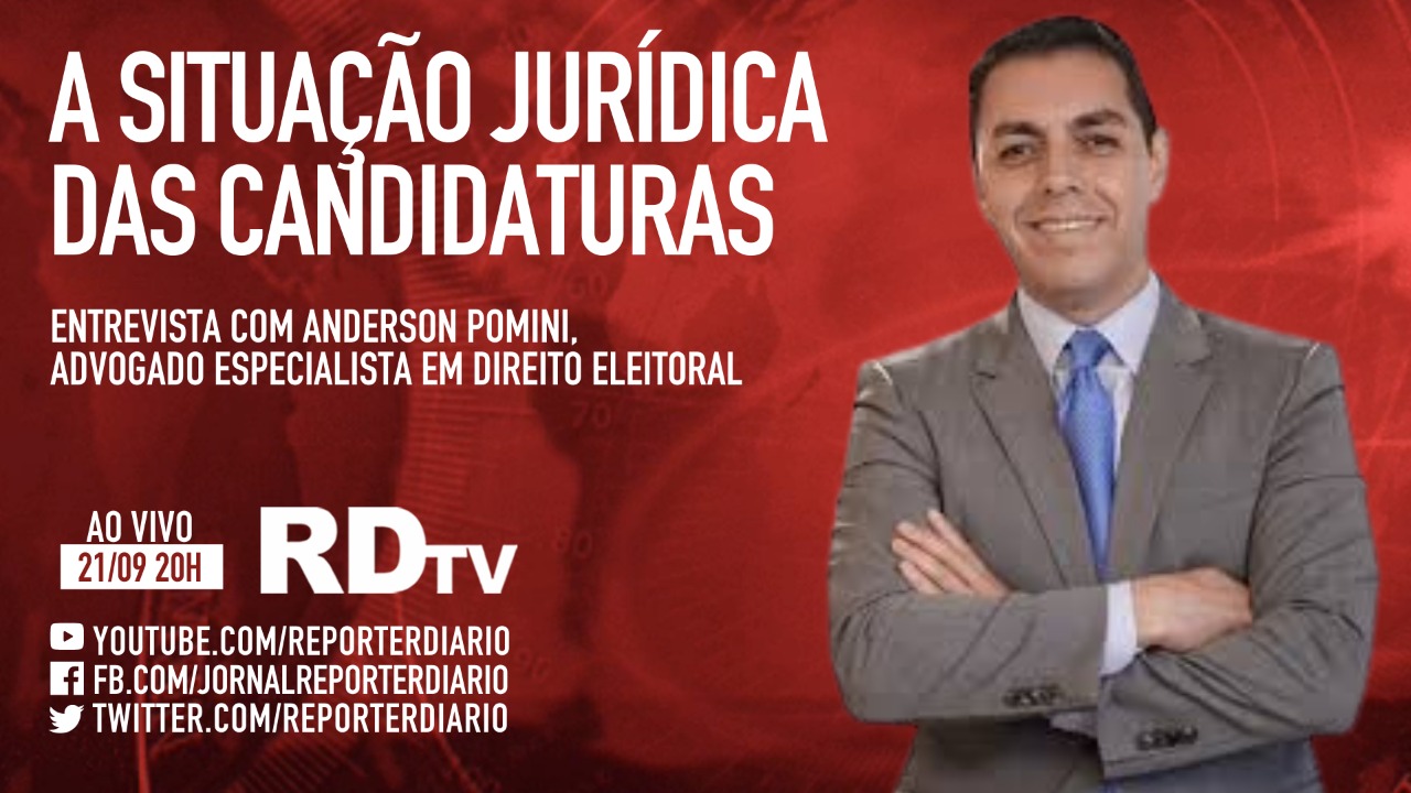 Boletim RDtv 21/09/2020, às 20h: A situação jurídica das candidaturas Boletim RDtv 21/09/2020, às 20h: A situação jurídica das candidaturas
